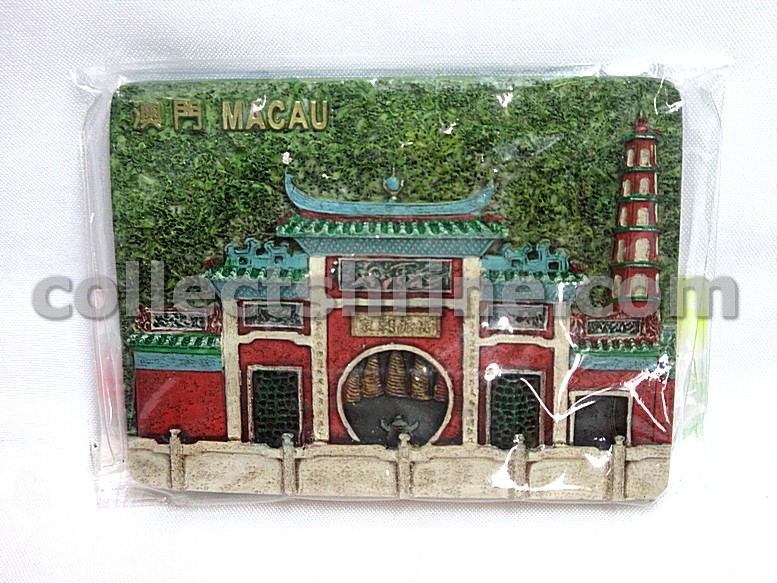 Macau Souvenir Magnet (A-Ma Temple) | Unique Global Collectible ...
