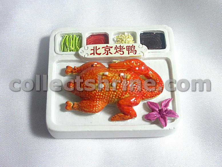 Peking Duck Dish Shape Magnet | Unique Global Collectible | Chosen for ...