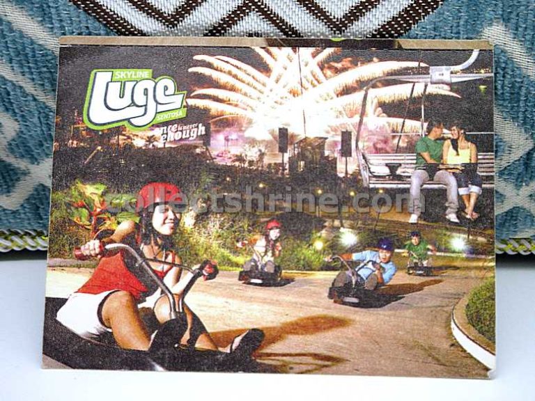 Singapore Sentosa Souvenir Used Skyline Luge 3 Rides Ticket Pass for ...